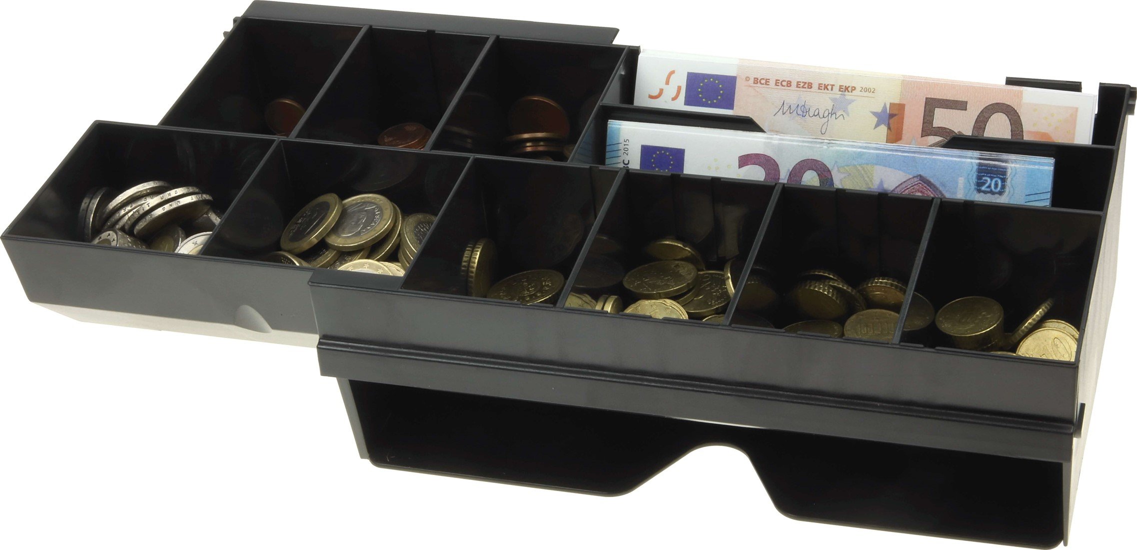 Coin insert dark grey for Anker ECC Euro cash cassette | POSdata.eu