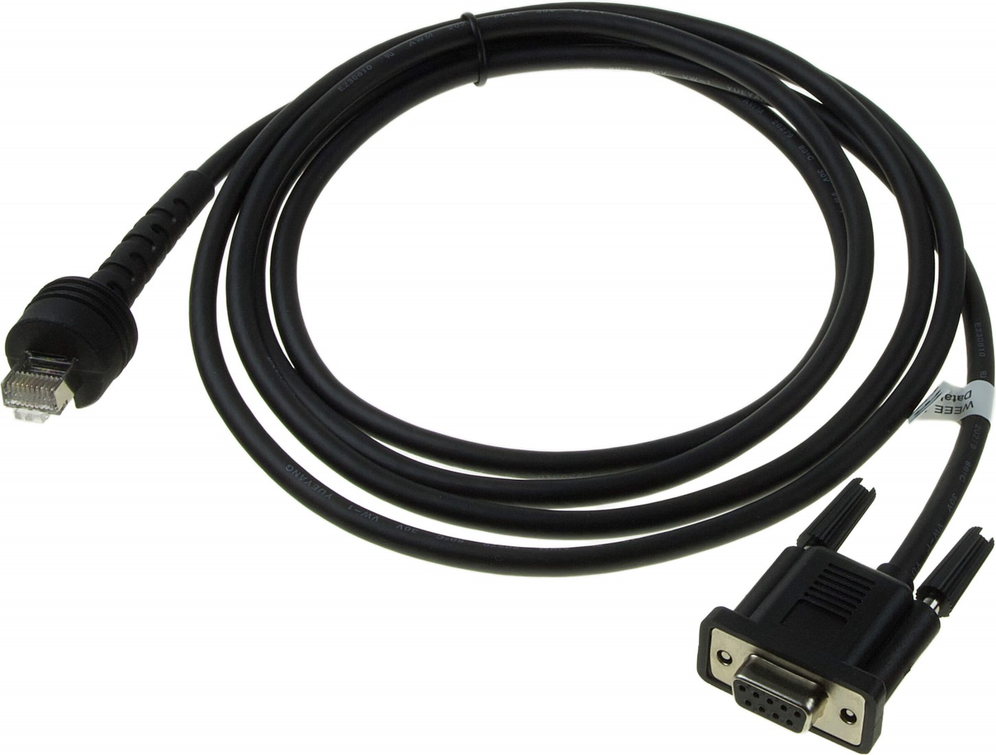 Serial cable straight 2.00 m IP67 for Datalogic PowerScan 9600 | POSdata.eu