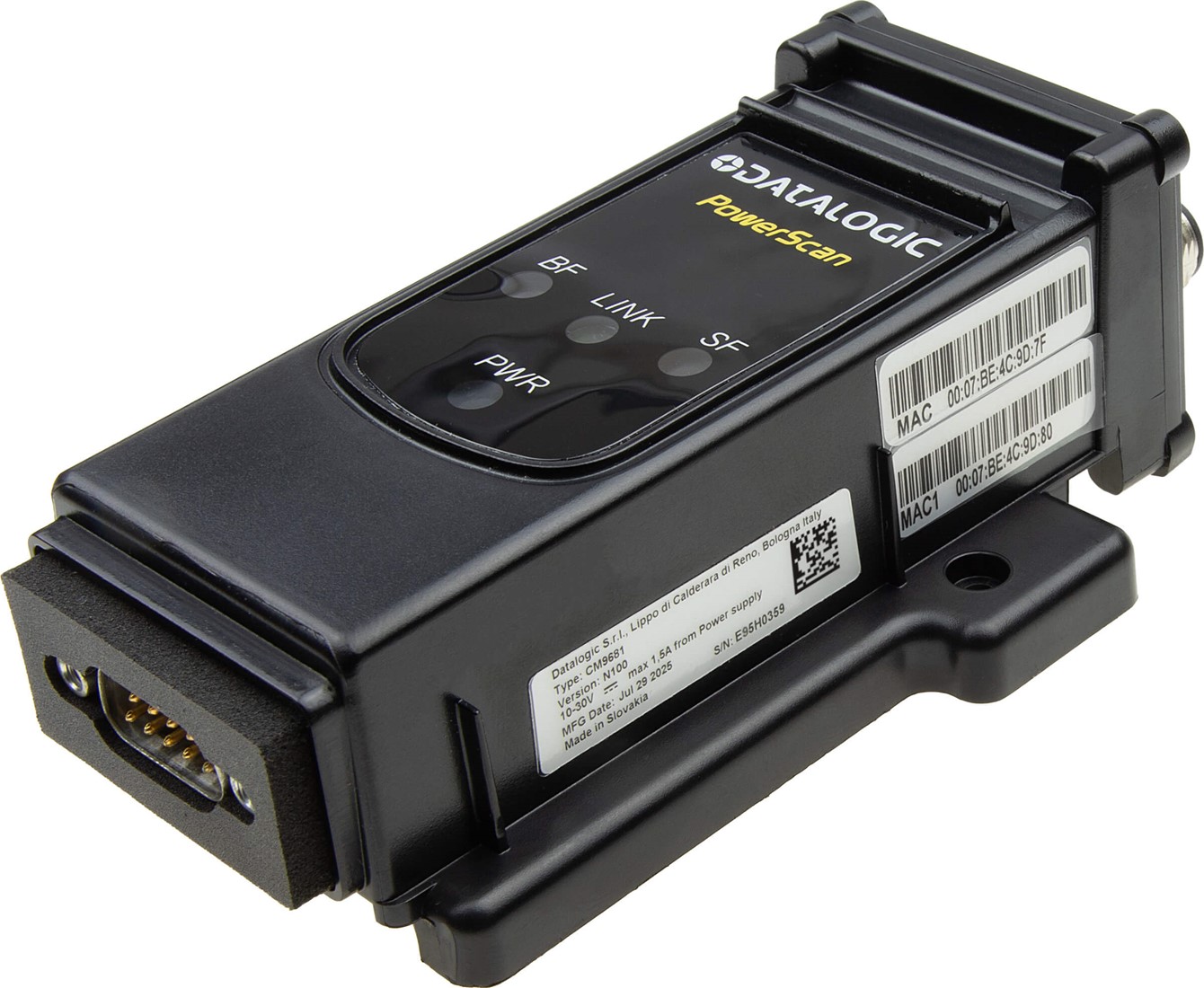 Datalogic Interface Module IP65 Industrial Ethernet M12 PoE (ETH ...