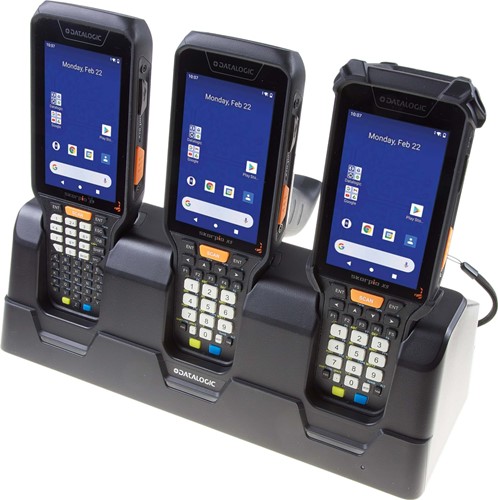 3-Slot Cradle with contacts for Datalogic Skorpio X5 | POSdata.eu