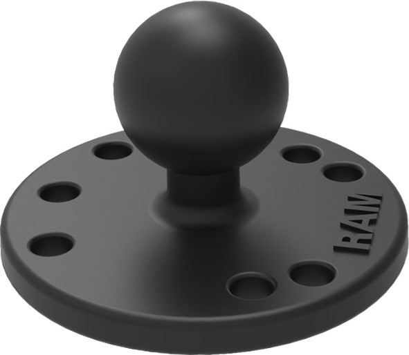 RAM Base plate round with ball (Size B) | POSdata.eu