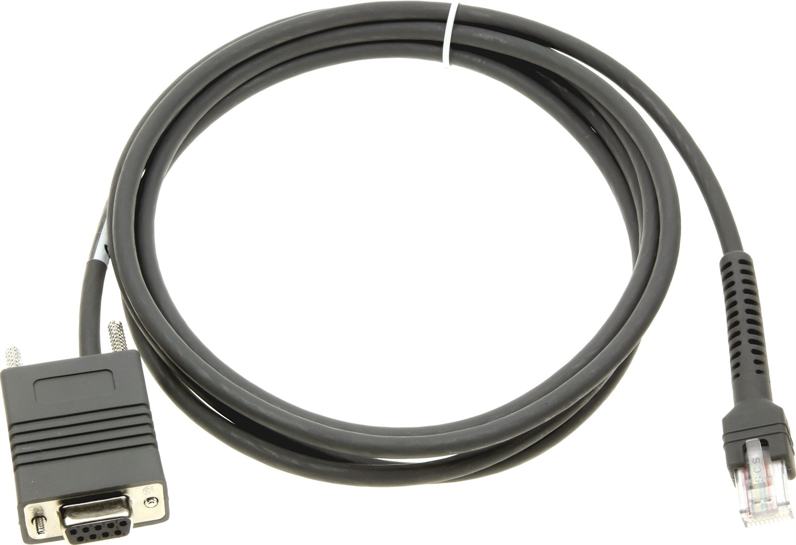 Serial cable straight 2.10 m for Zebra barcode scanners | POSdata.eu