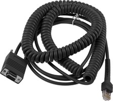 Serial cable coiled 6.0m for Zebra barcode scanners | POSdata.eu